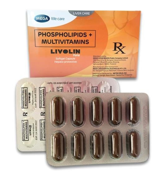 LIVOLIN FORTE Phospholipids / Multivitamins Softgel Capsule 1's price ...